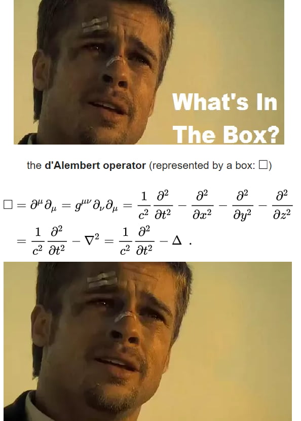Brad pitt? Seven? Nothing? Yeah, I'm the jerk... What's in the box? - 9GAG