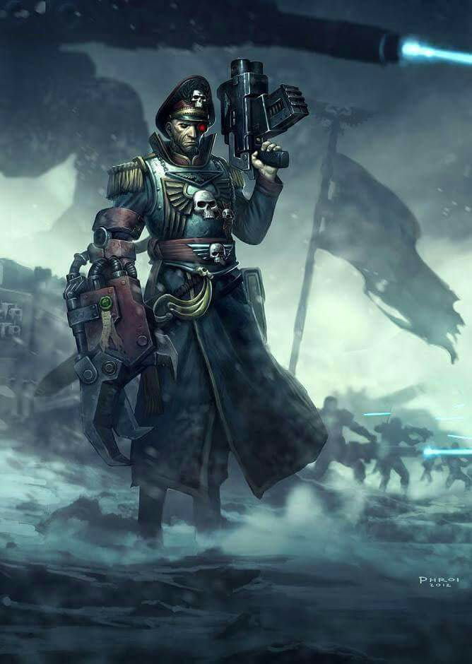 Time for another Warhammer 40k phone wallpaper. Today is Commissar ...