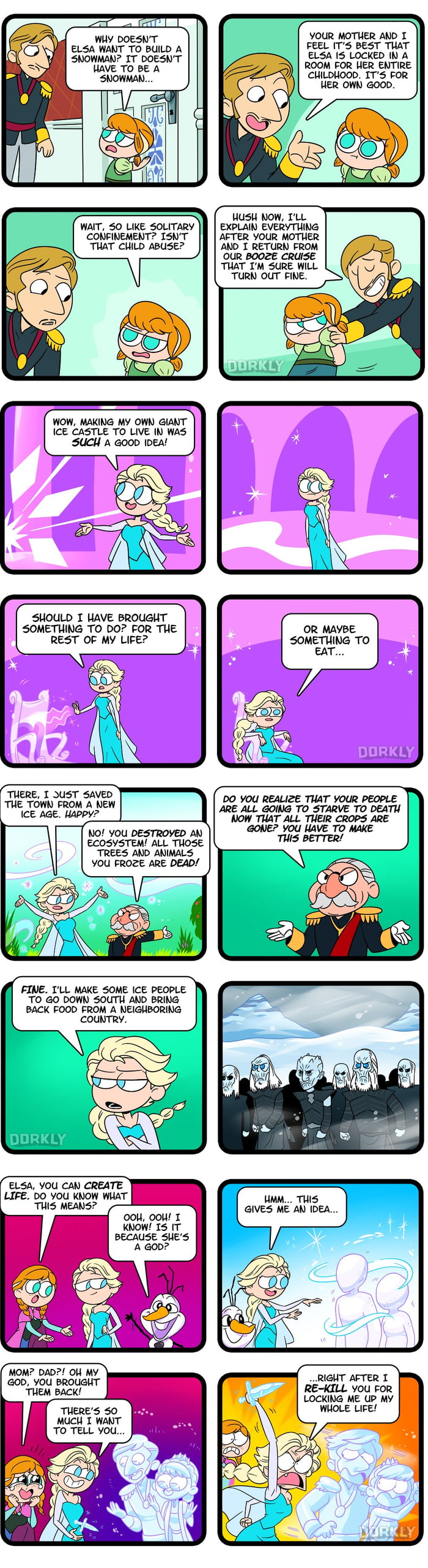 4 Questions About Frozen - 9GAG