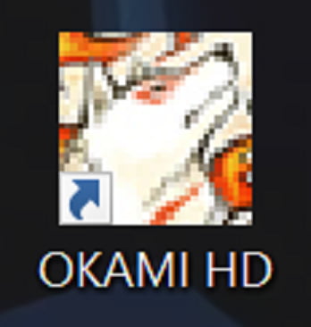 I like how the game is called Okami HD but the icon is pixelated - 9GAG