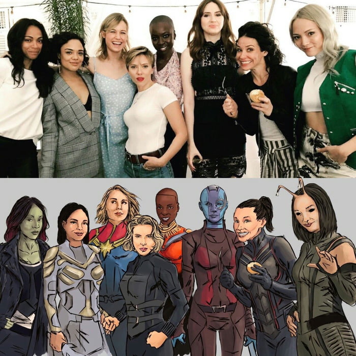 Marvel Ladies - 9GAG