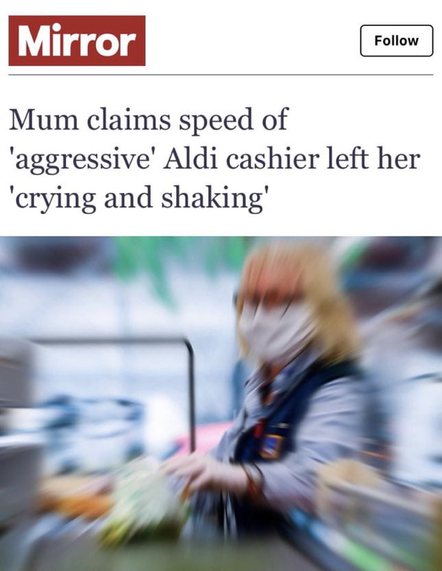 Aggro Aldi, the Hyper Speed Scanner - 9GAG