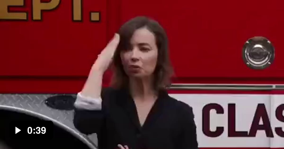 The proper use of sign language interpreter. (Tacoma FD) - 9GAG