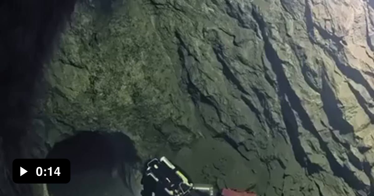 Diving in underwater caves - 9GAG