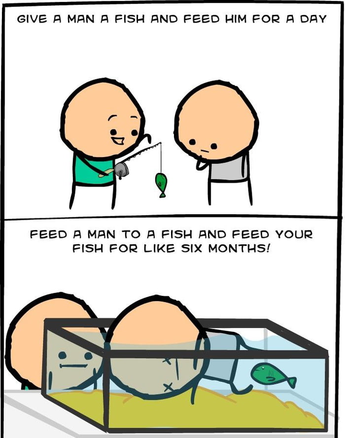 Feeding the fish - 9GAG
