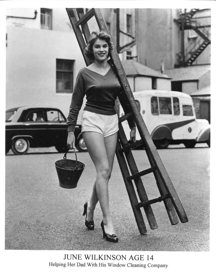 June Wilkinson, at age 14 :: 1954 - 9GAG