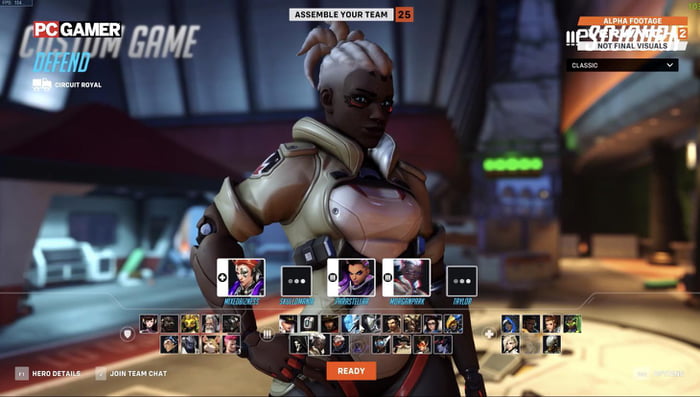 Overwatch 2 hero select screen - 9GAG