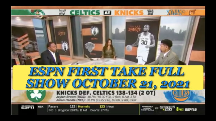 ESPN FIRST TAKE FULL SHOW OCTOBER 21 2021|Jalen Rose debates Stephen A ...
