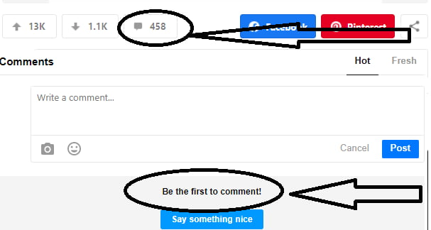 I am having this problem on 9gag web. When I open a post, there are no ...
