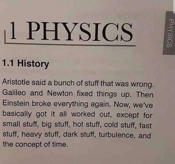 History of physics - 9GAG