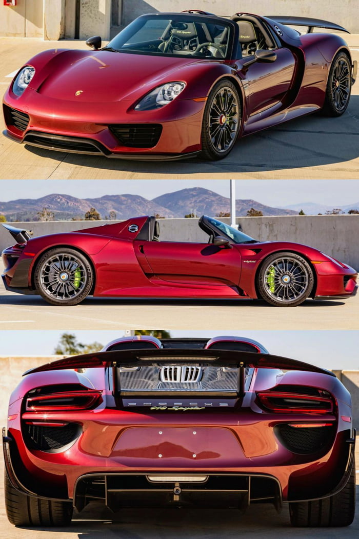 Porsche 918 Spyder Weissach Edition 4.6 MR6 90°V8/6.8kWh 7spd PDK Arena ...