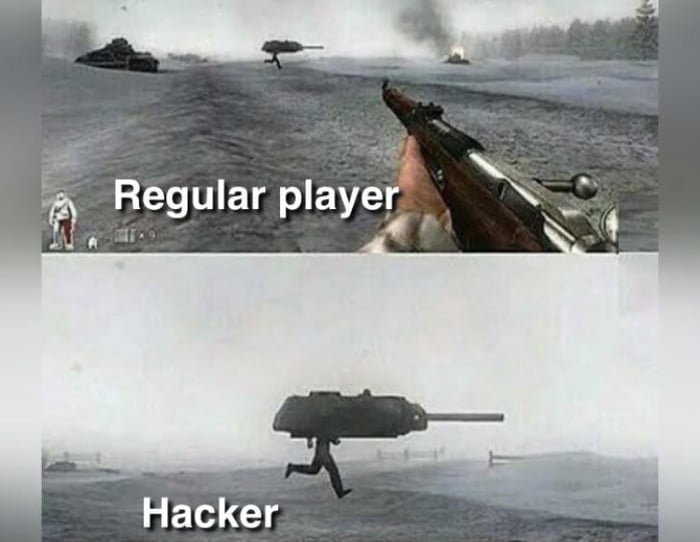 Damn them hackers. - 9GAG