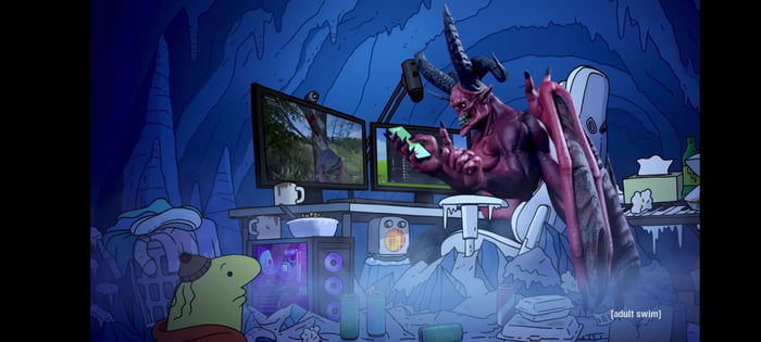 Does anyone know what game they are playing in Smiling Friends? - 9GAG