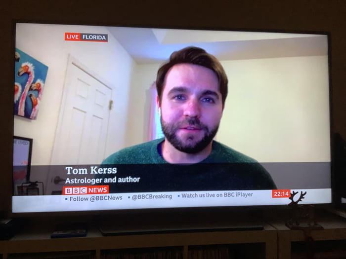 Not sure astronomer Tom Kerss is going to appreciate his new job title ...