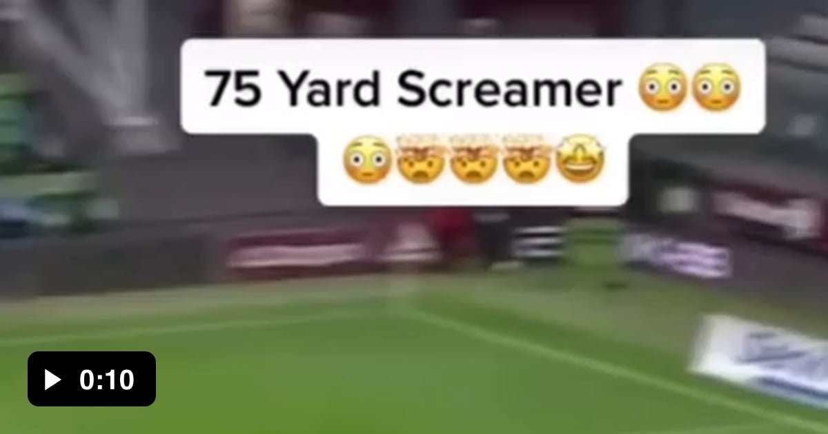 Making a goal from 75 yards away - 9GAG