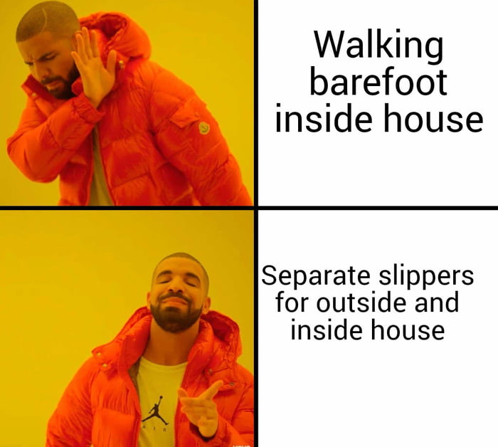 Gareebon ki language main chappal - 9GAG