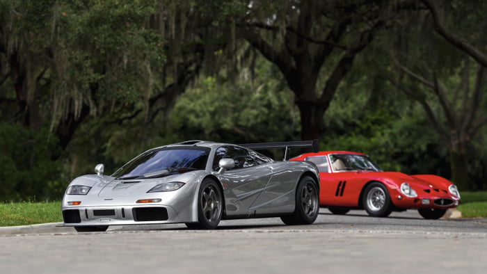 Mclaren F1 & Ferrari 250 GTO - 9GAG