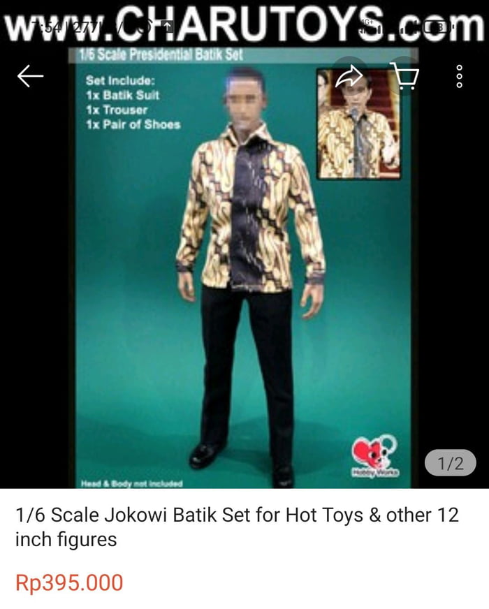 Friendship with gunpla ended. Jokowi action figure is my new bestfriend ...