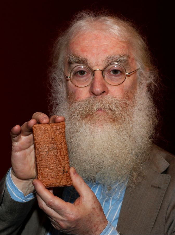 Dr. Frank Nestle holding his creation of the first ever Hot Pocket ...