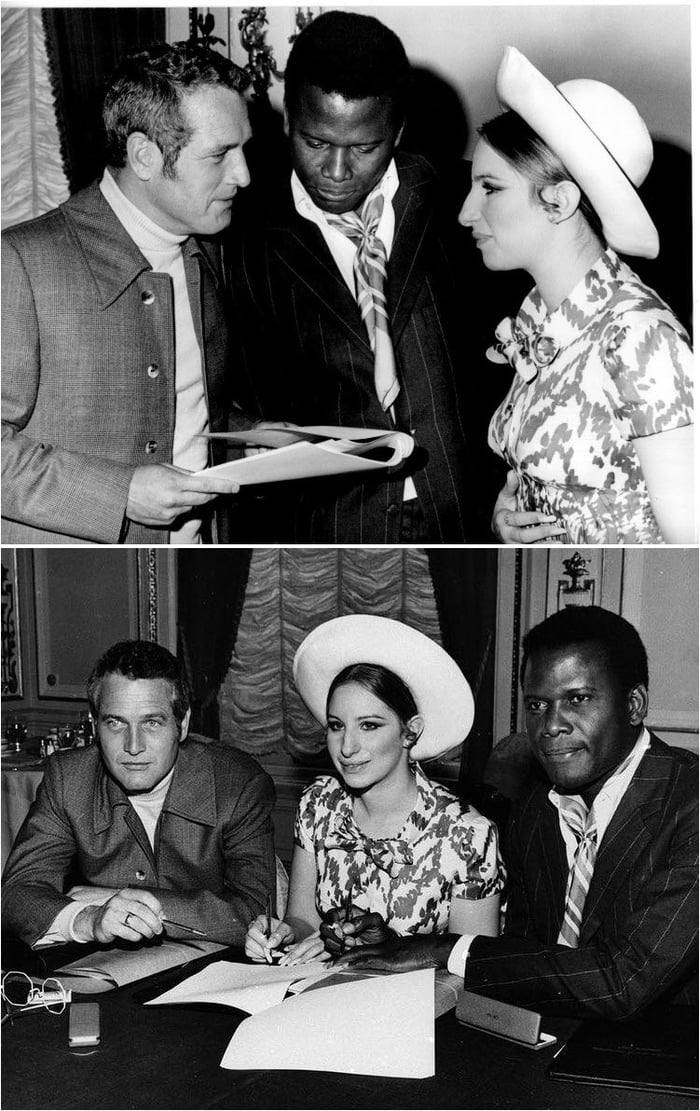 Paul Newman, Sidney Poitier, and Barbra Streisand announce formation of ...