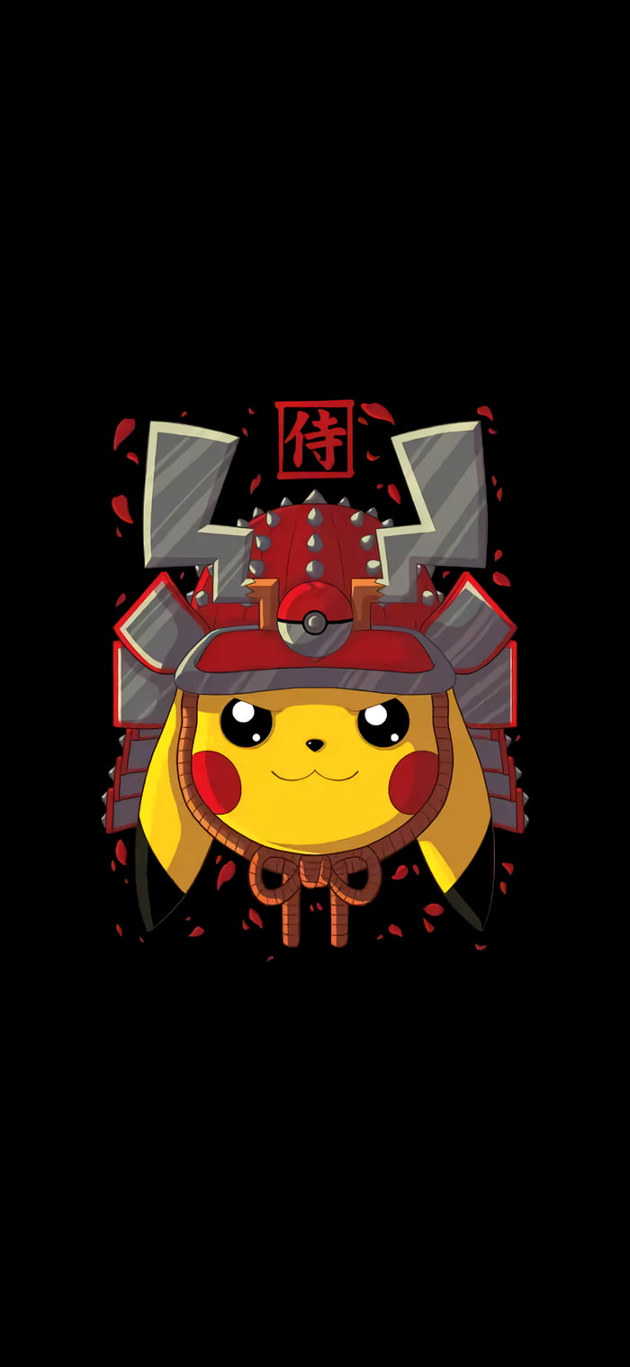 Samurai Pikachu (1440x3120) - 9GAG