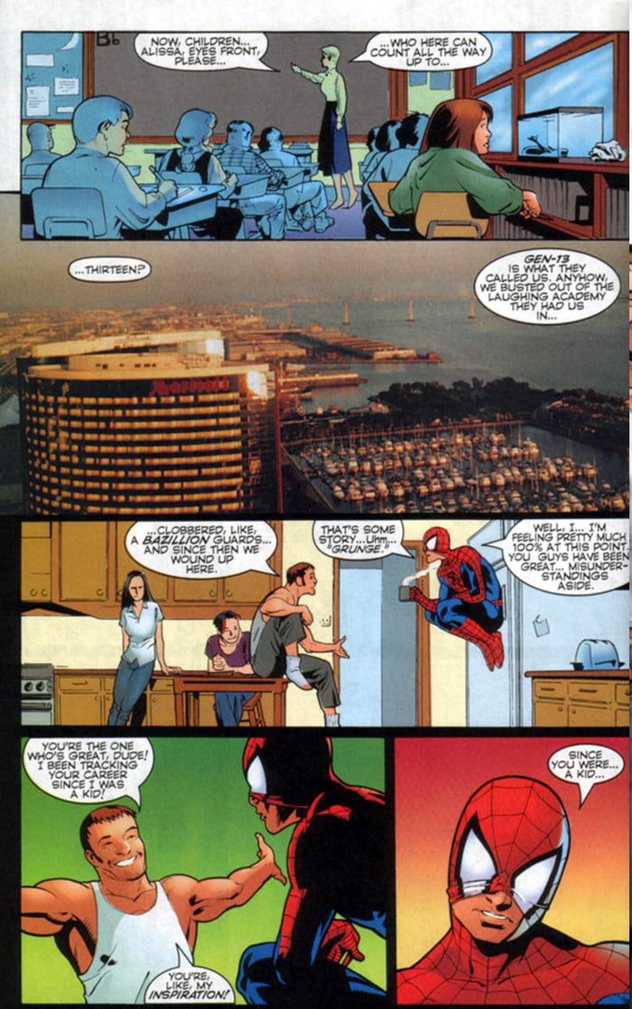 Spider-man Gen 13...What's with the photo instead of artwork?? - 9GAG
