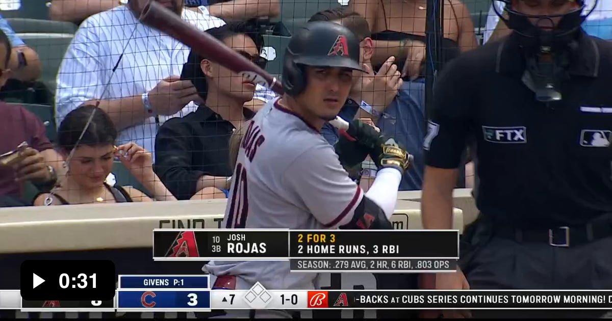 Joshua Luke Rojas hits his 3rd home run of the day to make it 9-3 ...