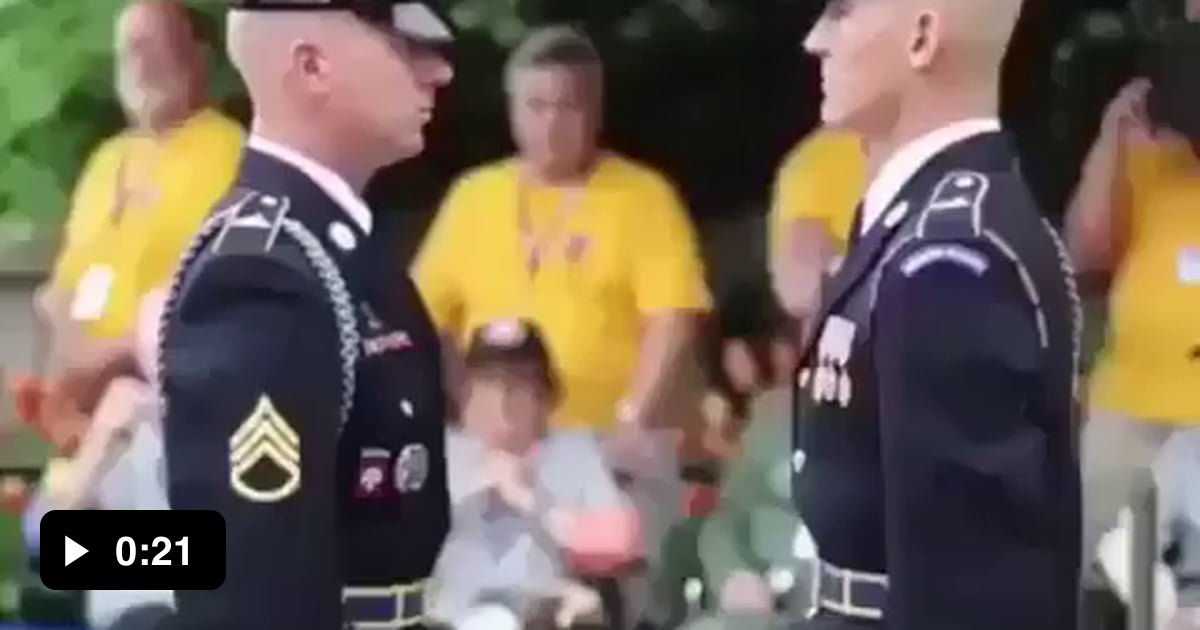 Prize won for trying to make fun of a guard commander inspection - 9GAG