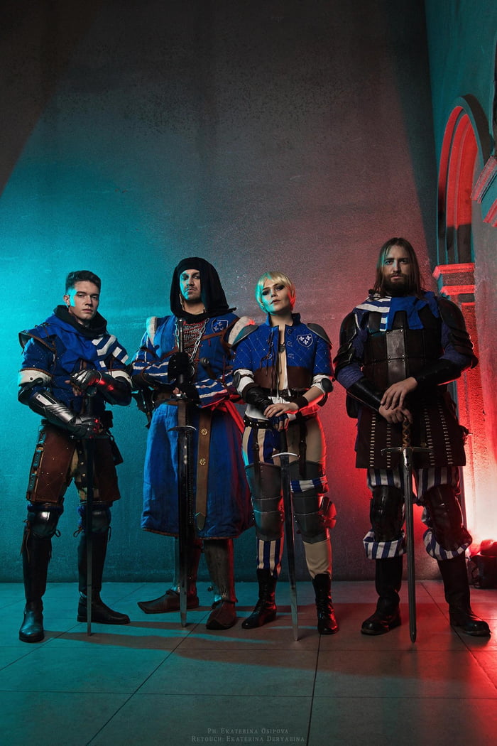 Roche & the Blue stripes from the Witcher games cosplay - 9GAG