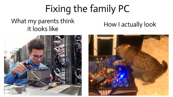 Shoutout to everyone who's gonna be asked to fix family PCs in the ...