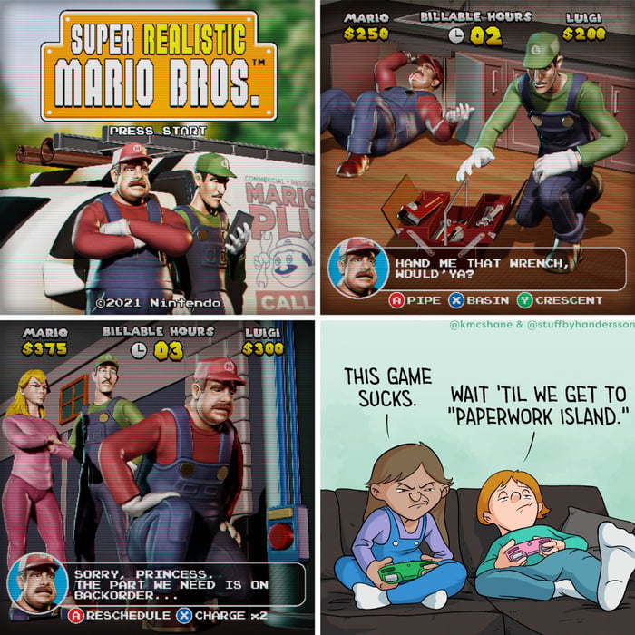 Super Realistic Mario Bros. - 9GAG