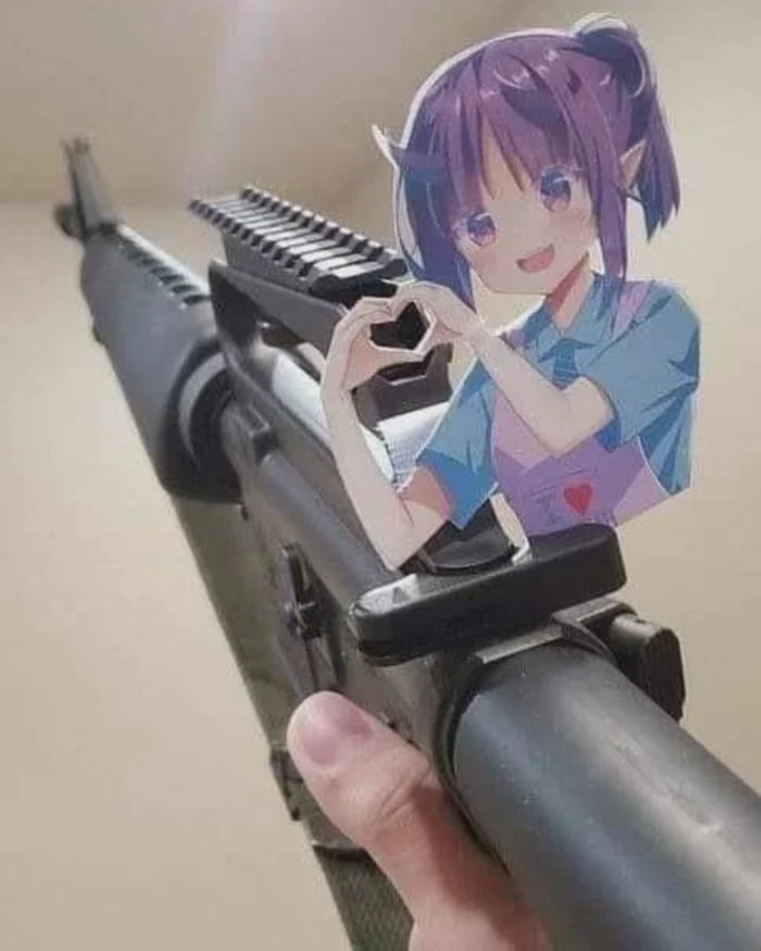 Gun-Chan's aim is true... - 9GAG