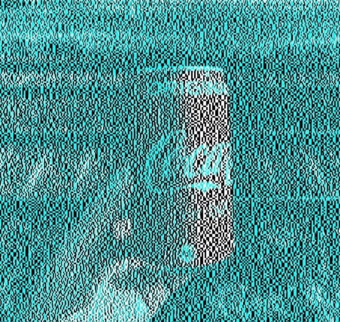 There is no red in this picture; your brain is filling in the red color ...