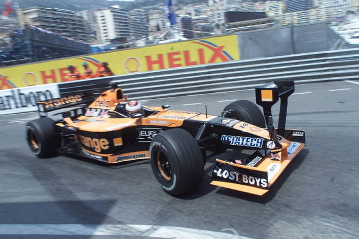 Top 12 weirdest F1 Aero concepts No 12 Arrows A22 'Top Wing' (more in ...