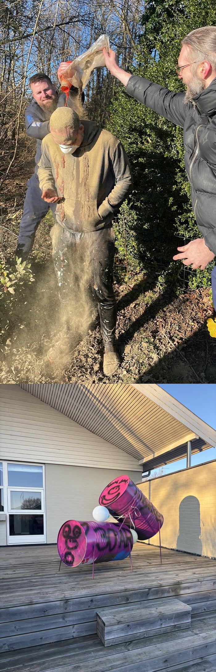 In Denmark, when you turn 30 and are not married, your friends come and throw pepper over you ...