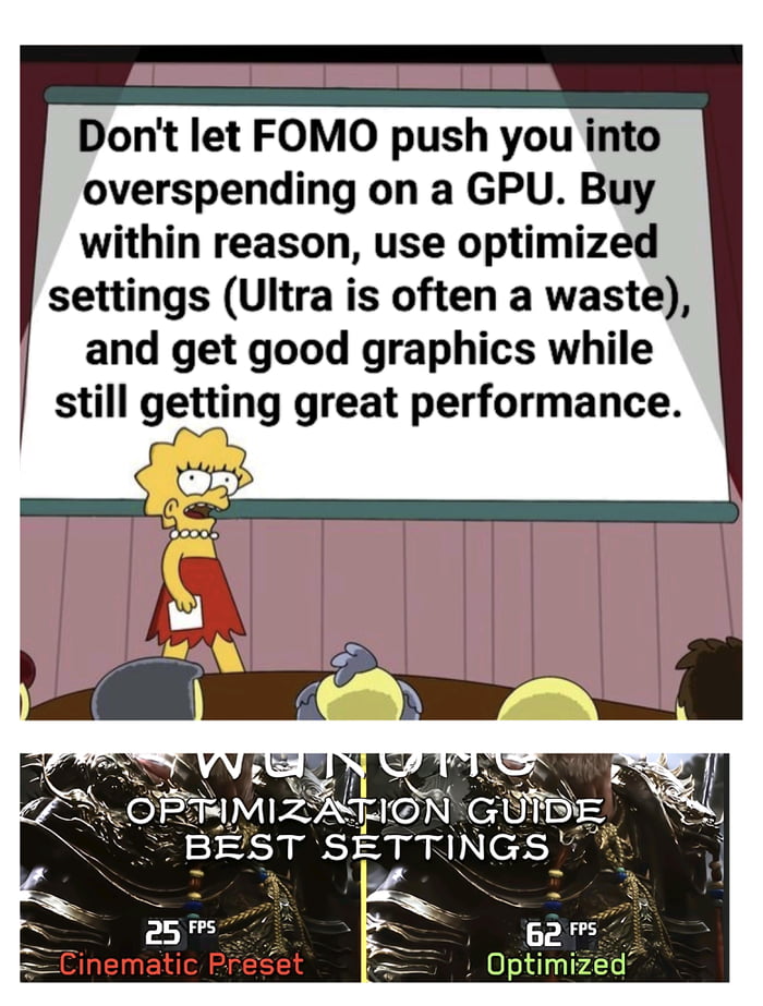 As much as you want it, you probably don't need Ultra settings. - 9GAG