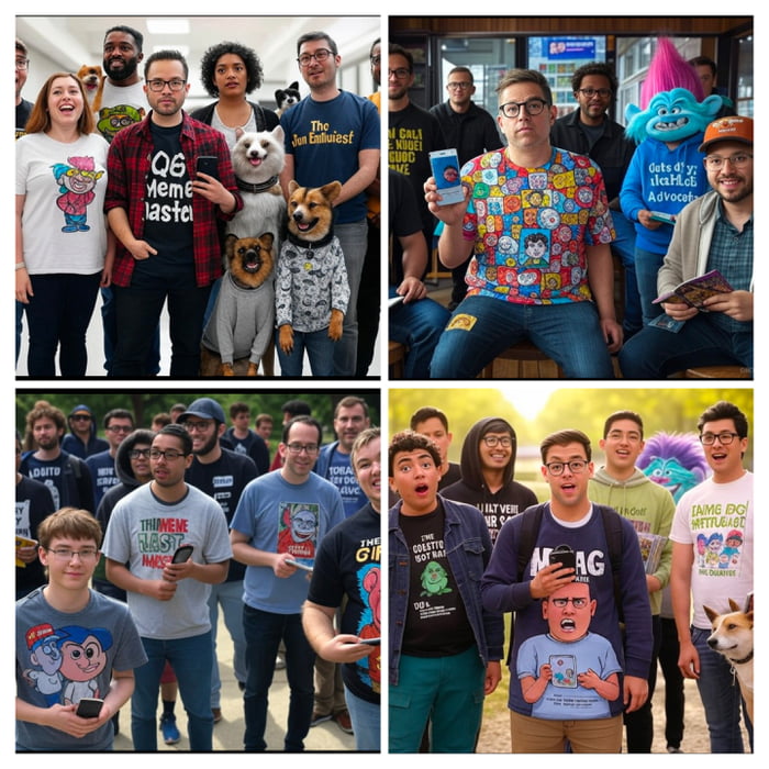 I ask GROK how 9gag users would look if they were real people? - 9GAG