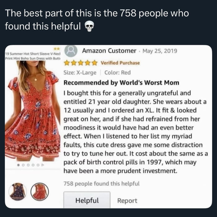 World's Worst Mom leaves the best Amazon review - 9GAG