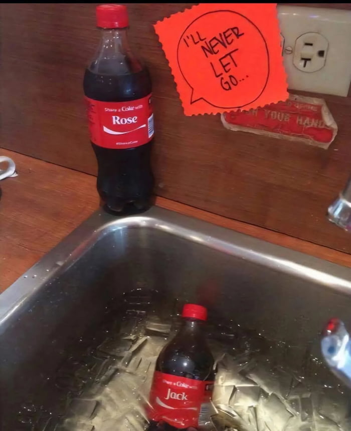 Share a Coke with Jack... in the sink. - 9GAG