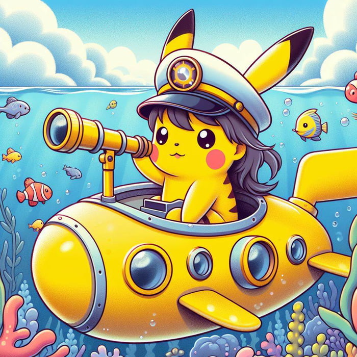Japan army is sending Pikachu submarine to fight in World War III - 9GAG
