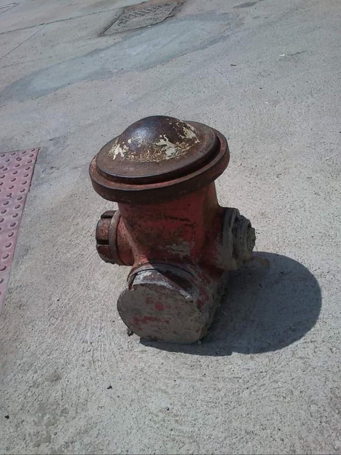 A very useful fire hydrant in Belo Horizonte, Brazil - 9GAG