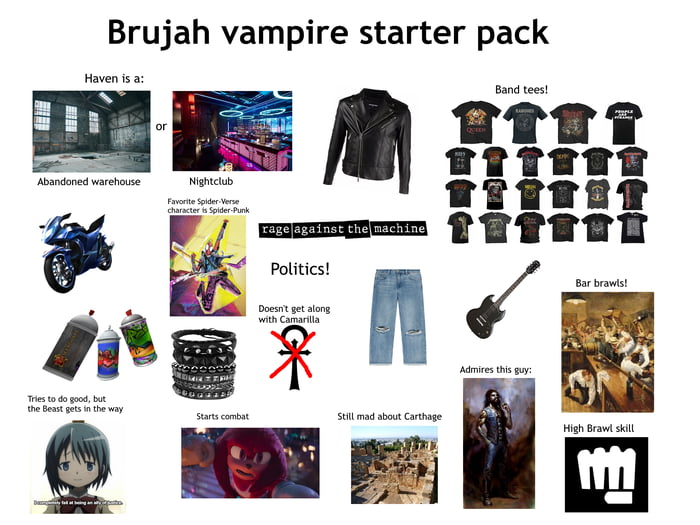 Brujah vampire starter pack - 9GAG
