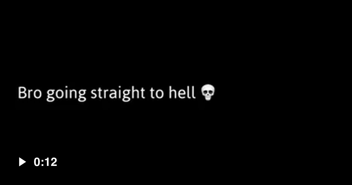 Straight to hell - 9GAG