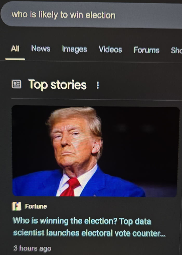 Apparently, Google knows who's gonna win. - 9GAG