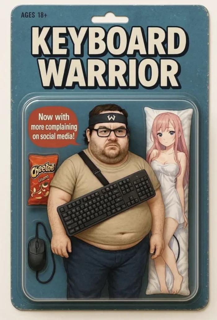 I'm more fat than this one and i still want the Epstein Files to be released. Keyboard Warriors ...