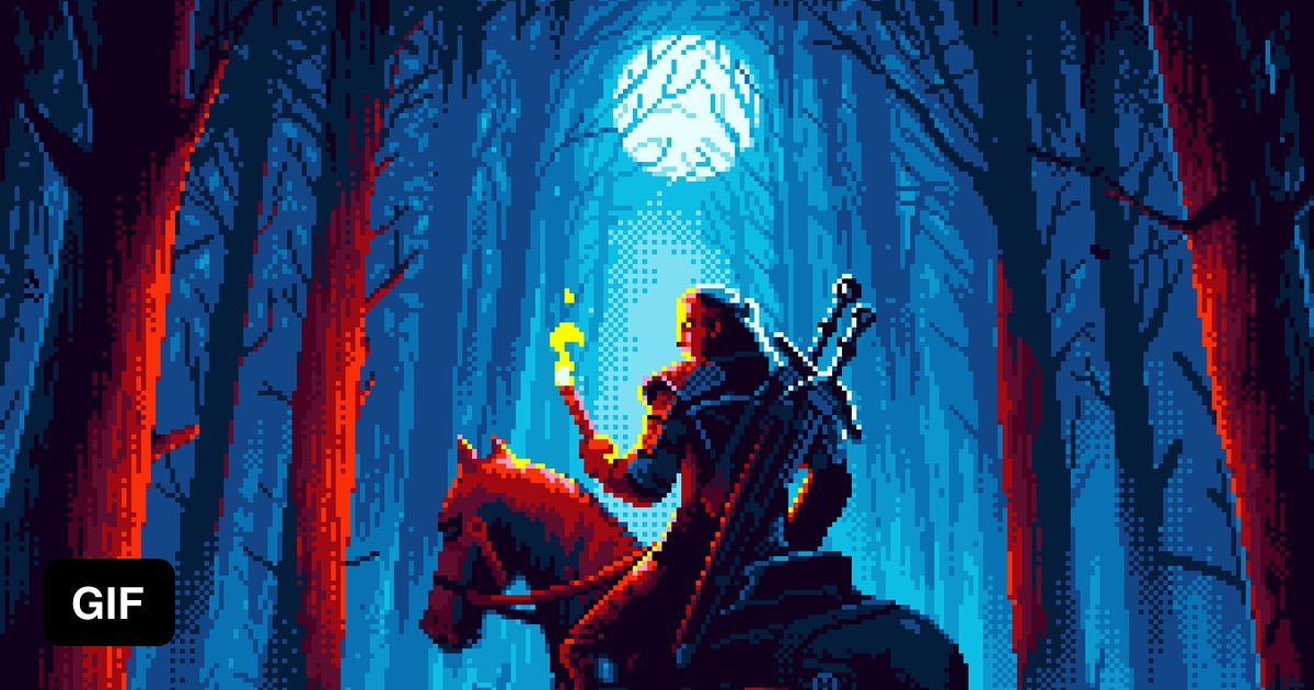 Wind’s howling. Witcher pixel art - 9GAG