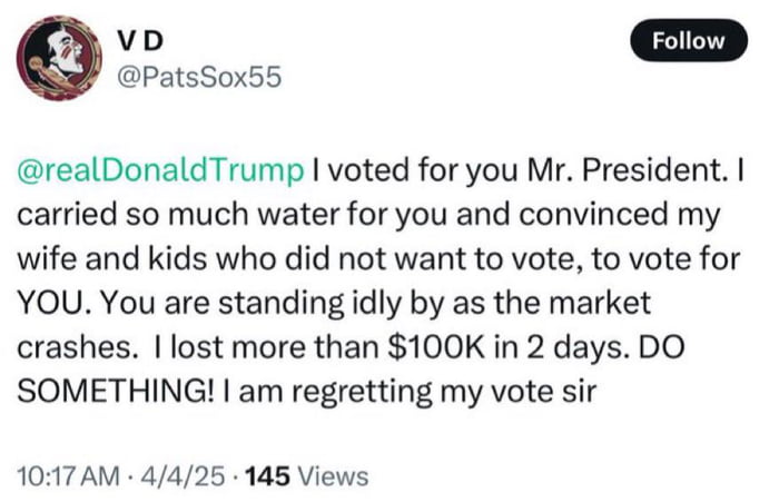 You reap what you sow, MAGA! - 9GAG