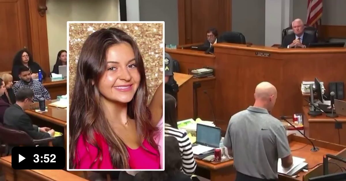 Laken Riley’s father reads a letter that Laken wrote to her future husband. - 9GAG