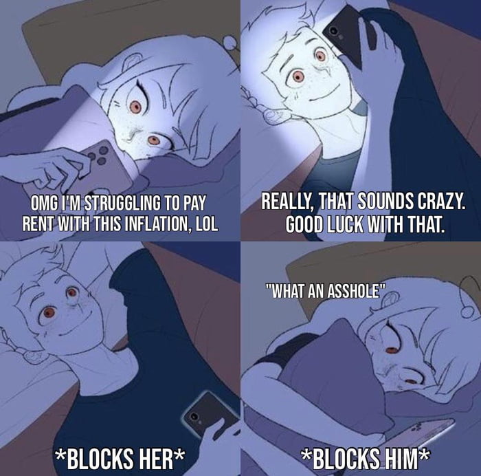 When the conversation about inflation takes a sudden turn. - 9GAG