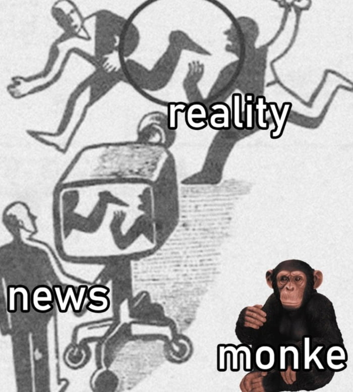 Monke help other monke, monke steal and burn, monke no brain - 9GAG